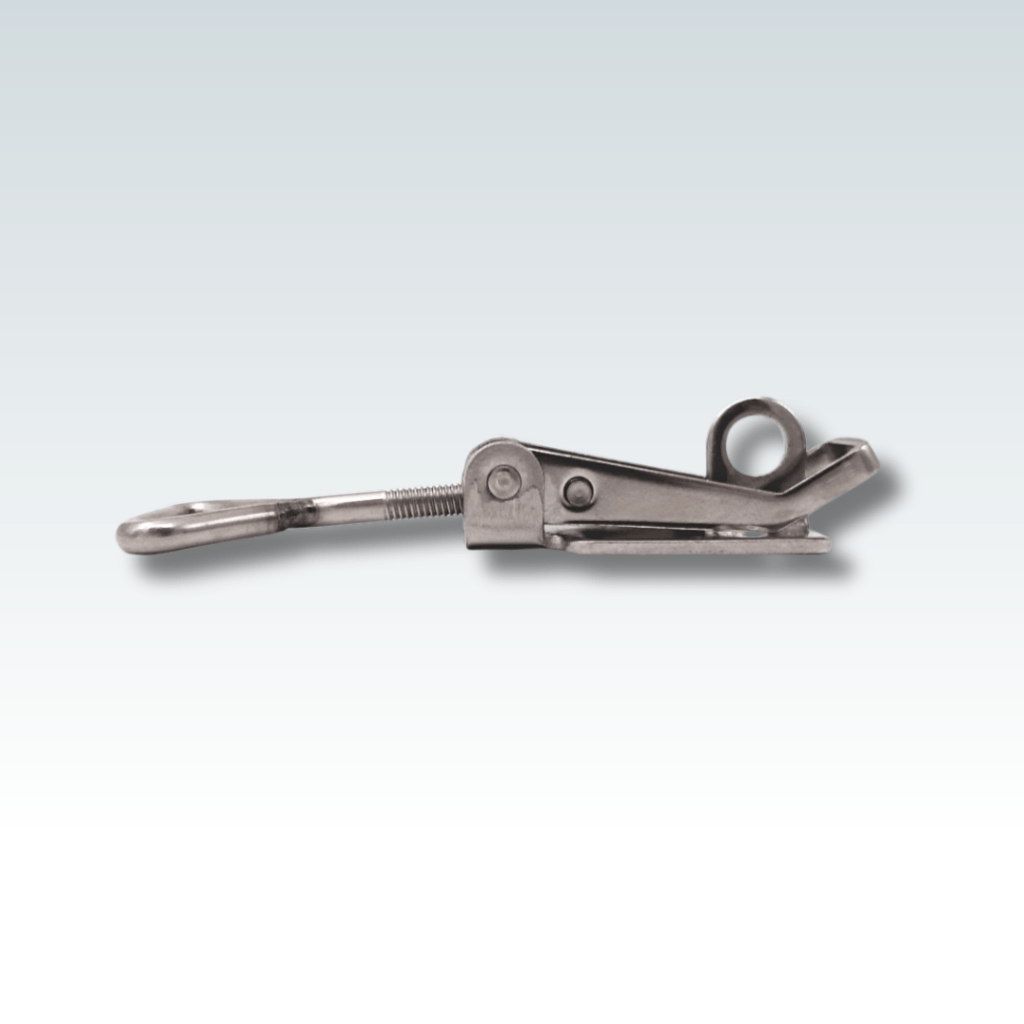 Stainless Steel Throw Over Catch Adjustable (107mm - 122mm) - Struts Africa